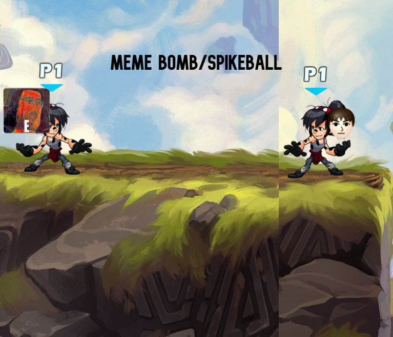 Meme Bombs and SpikeBalls Mod for Brawlhalla | BHalla Mods