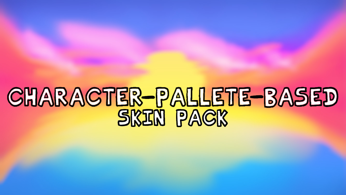 Character-palette-based noteskin pack Mod for Friday Night Funkin ...