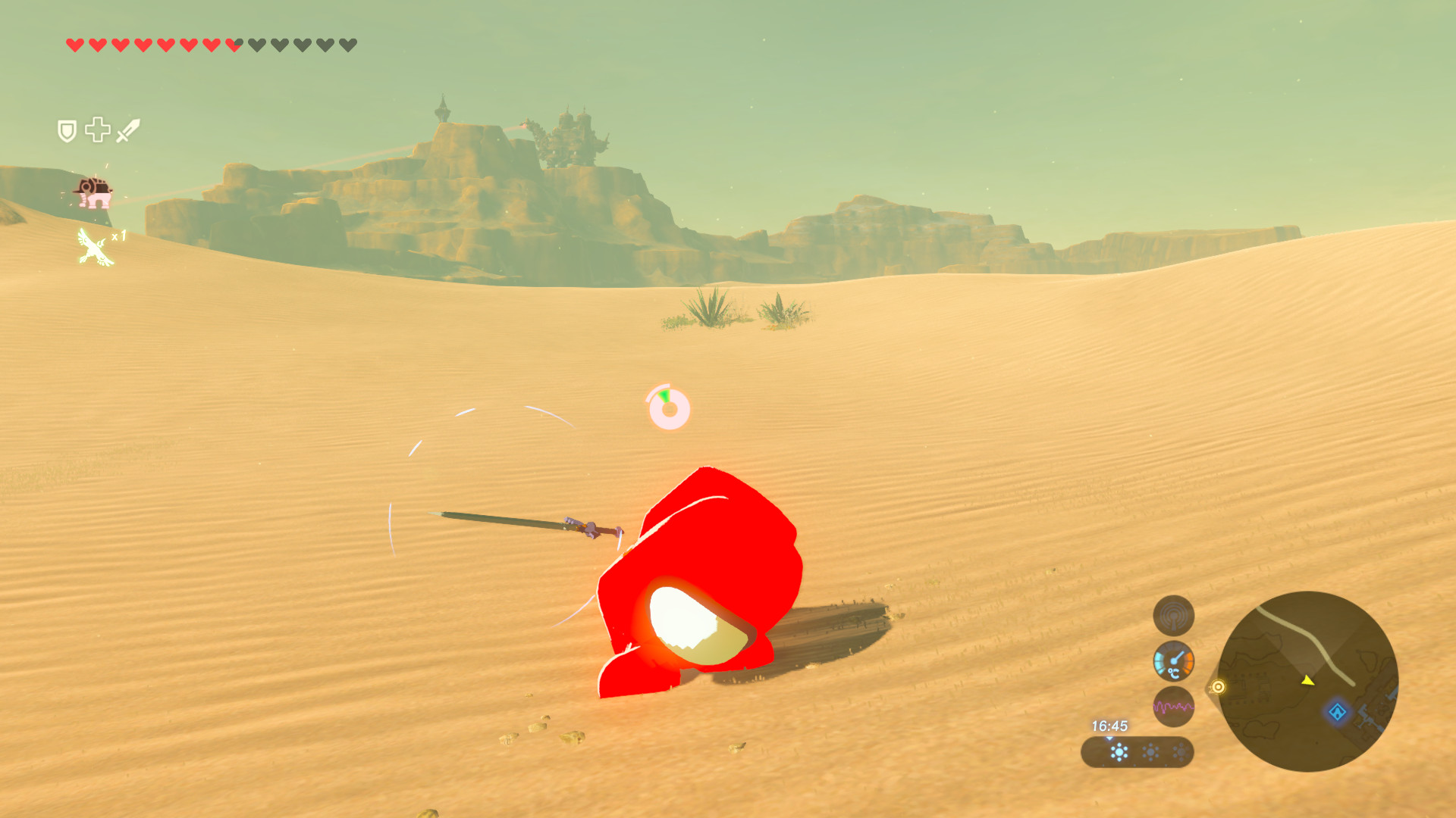 Amogus Link Mod for The Legend of Zelda: Breath of the Wild (WiiU ...