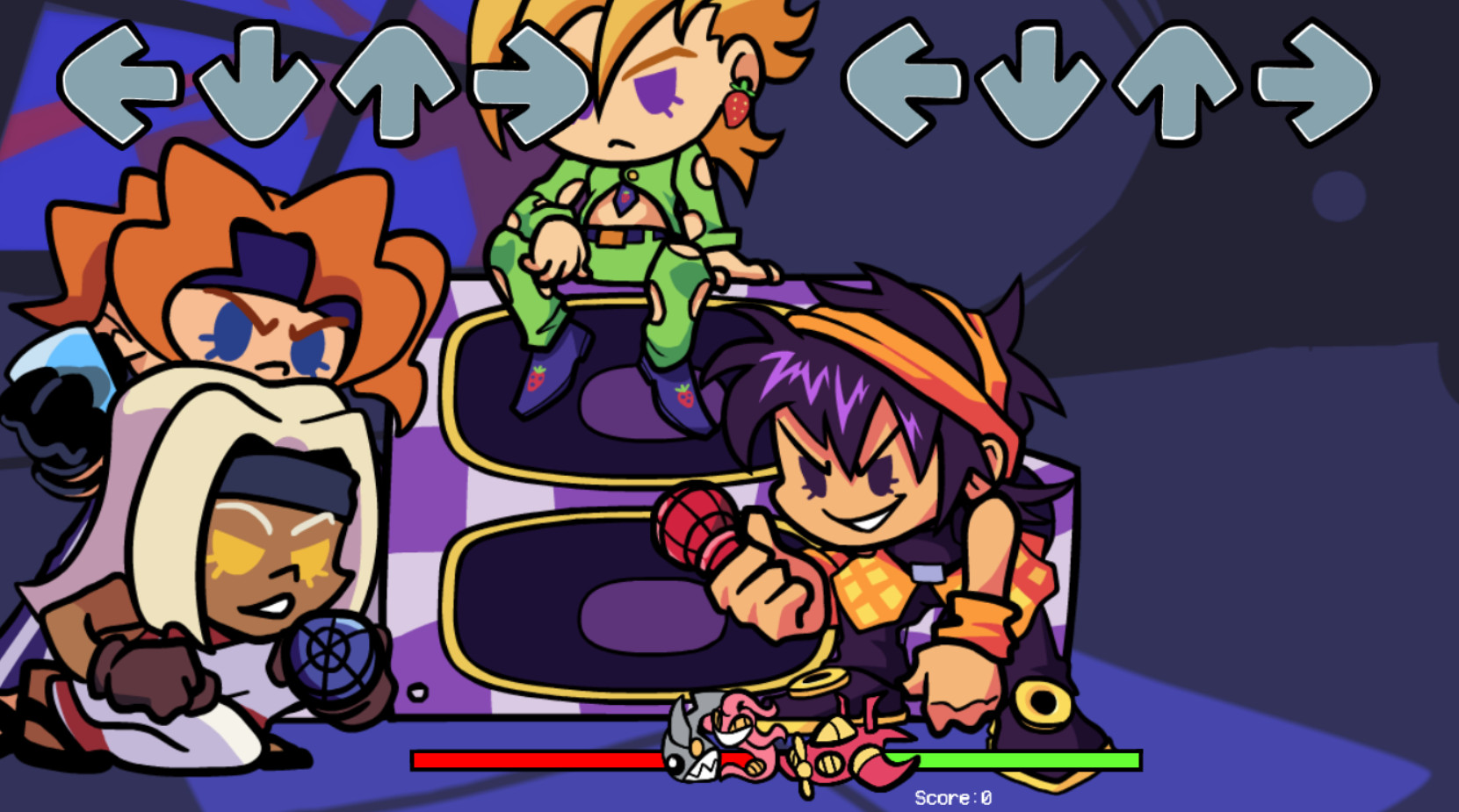 FNF|Week 2(Squalo/Tiziano) + Week 5(King Crimson) [Friday Night Funkin ...