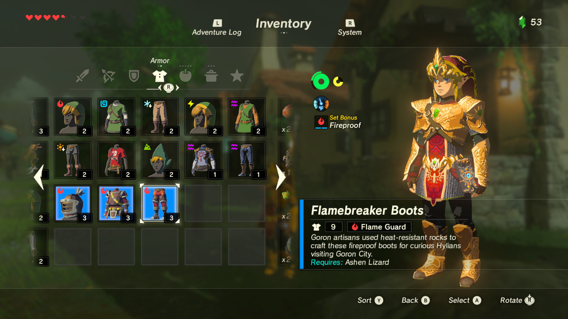 Issuelink's TP Magic Armor over Flamebreaker Armor Mod for The Legend ...