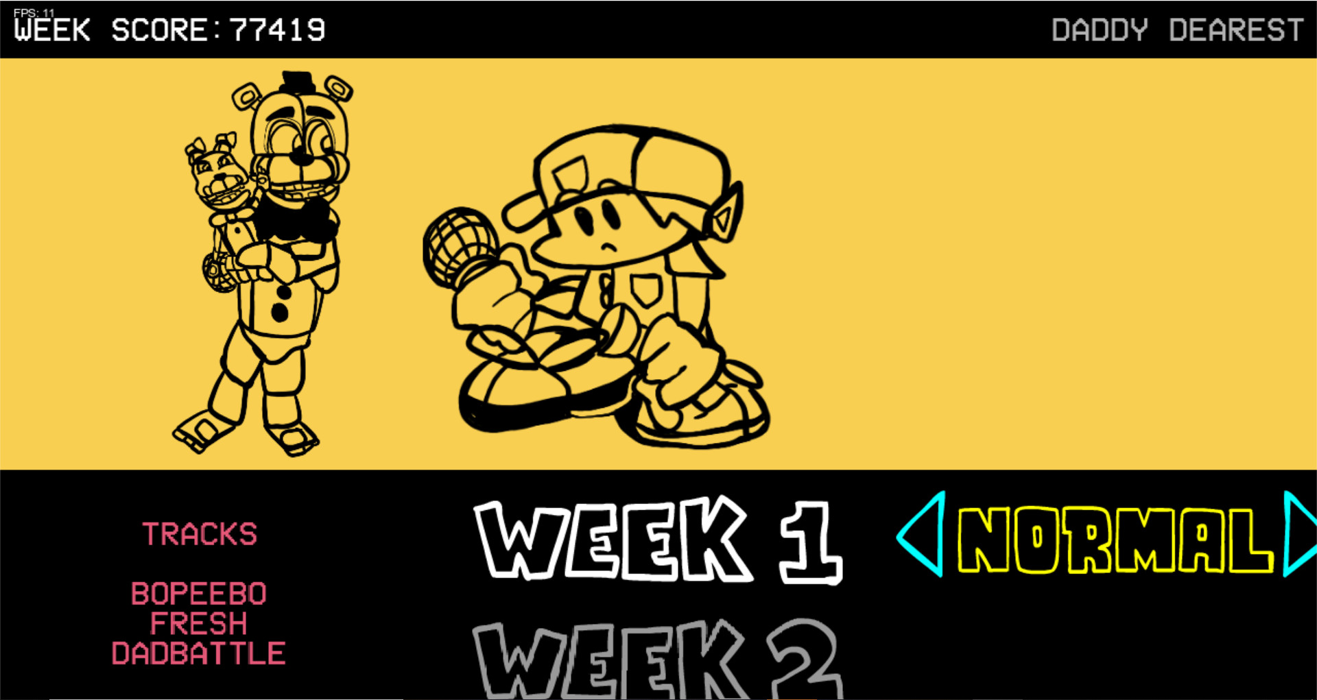 fnf fnaf mod...but random beta [Friday Night Funkin'] [Mods]