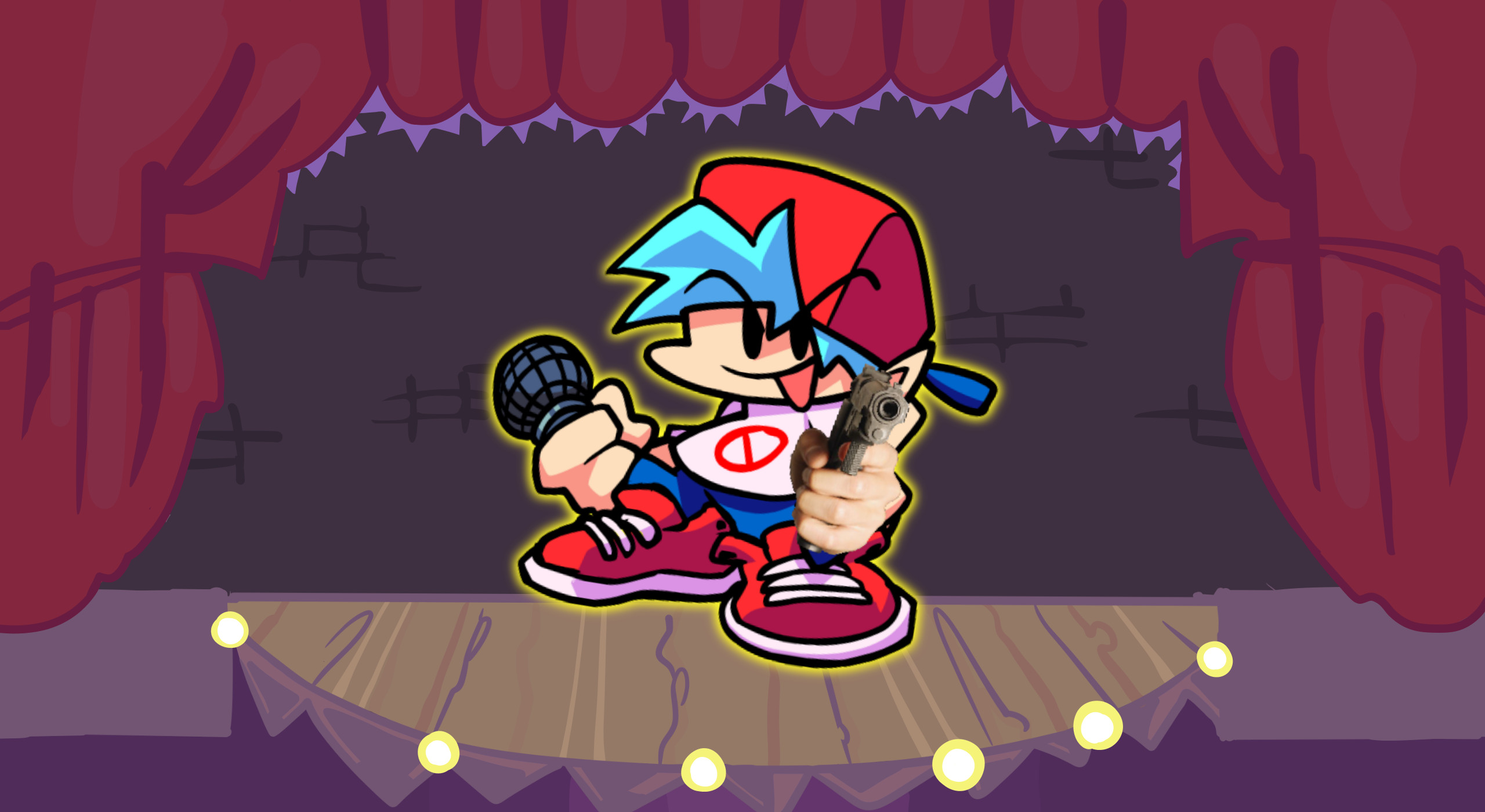 Boyfriend with a Gun! Mod for Friday Night Funkin' | FNF Mods