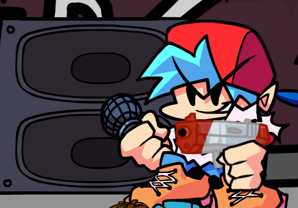 Boyfriend With a Gun Mod for Friday Night Funkin' | FNF Mods