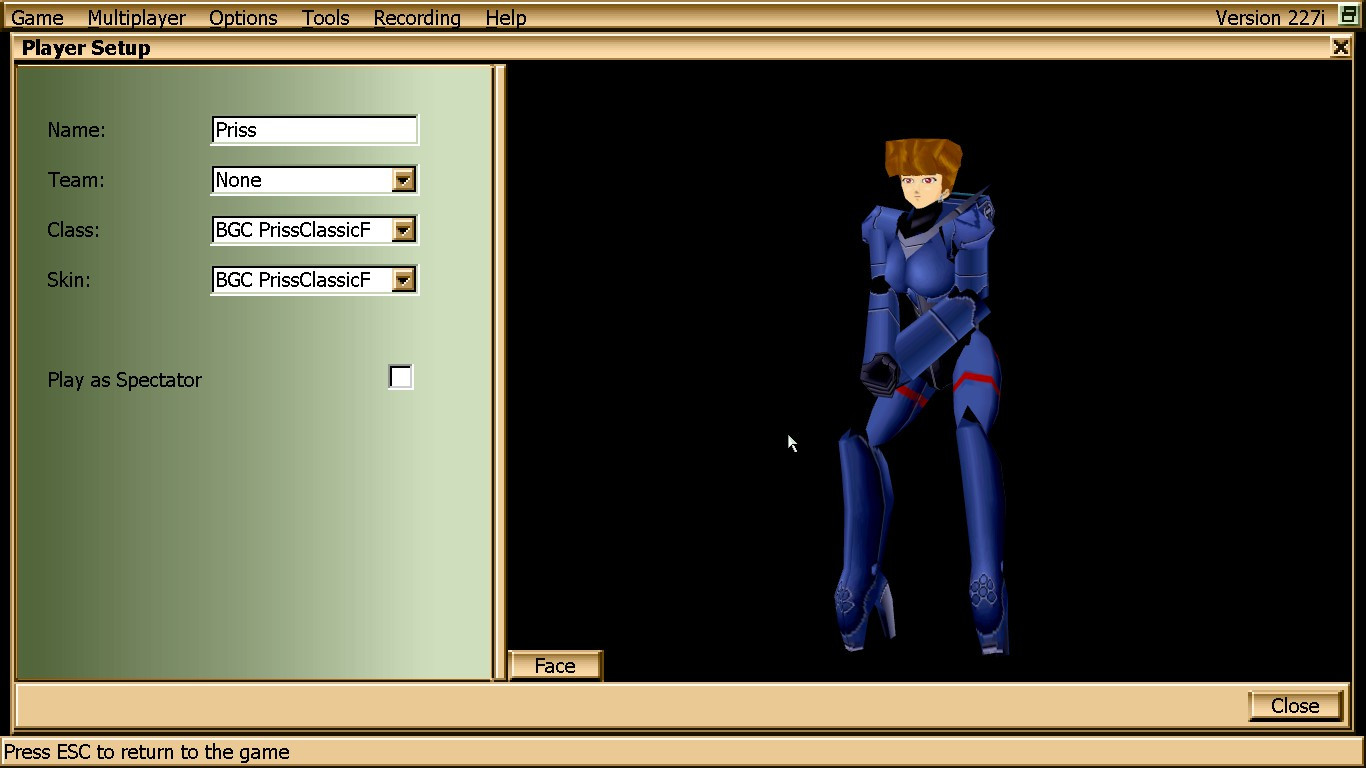 Priss Asagiri for Unreal [Unreal] [Mods]