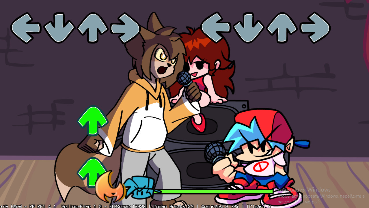 Yellow Fire mod 2.0 Mod for Friday Night Funkin' | FNF Mods