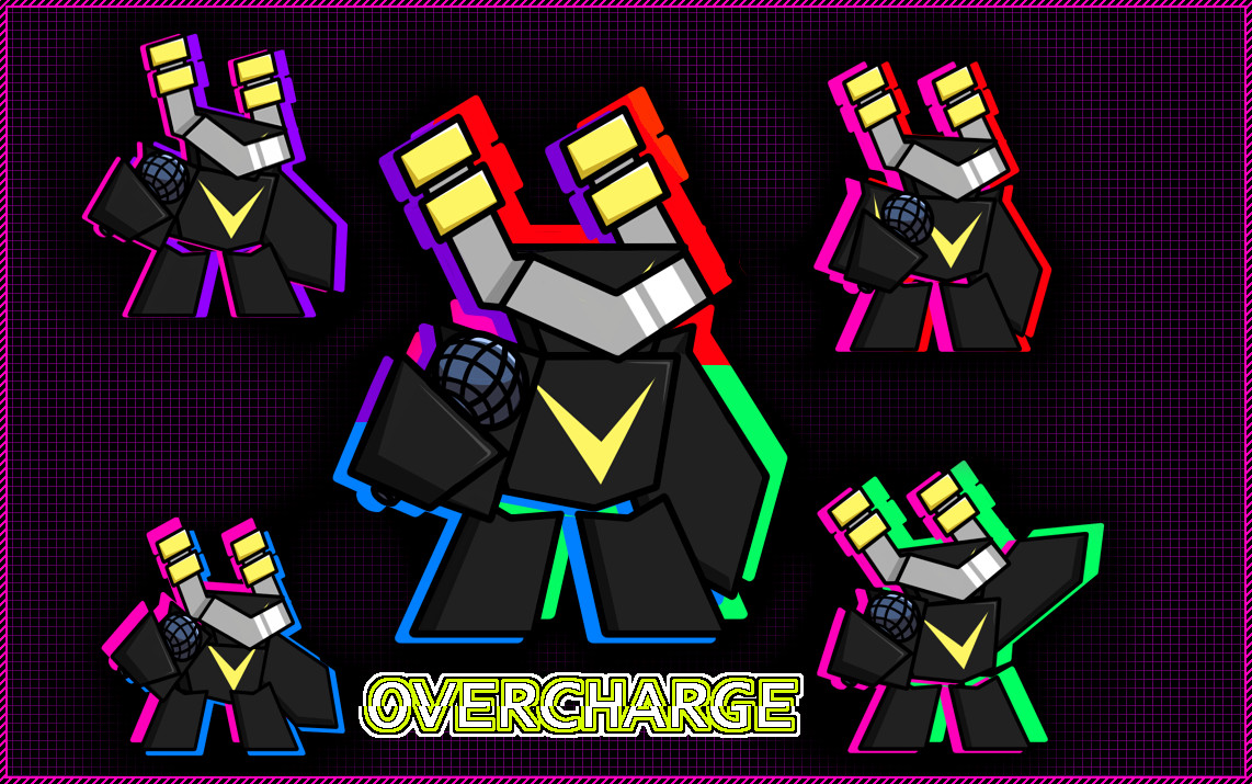 CONTROL ZONE - VS Overcharge [Full Week] [Friday Night Funkin'] [Mods]