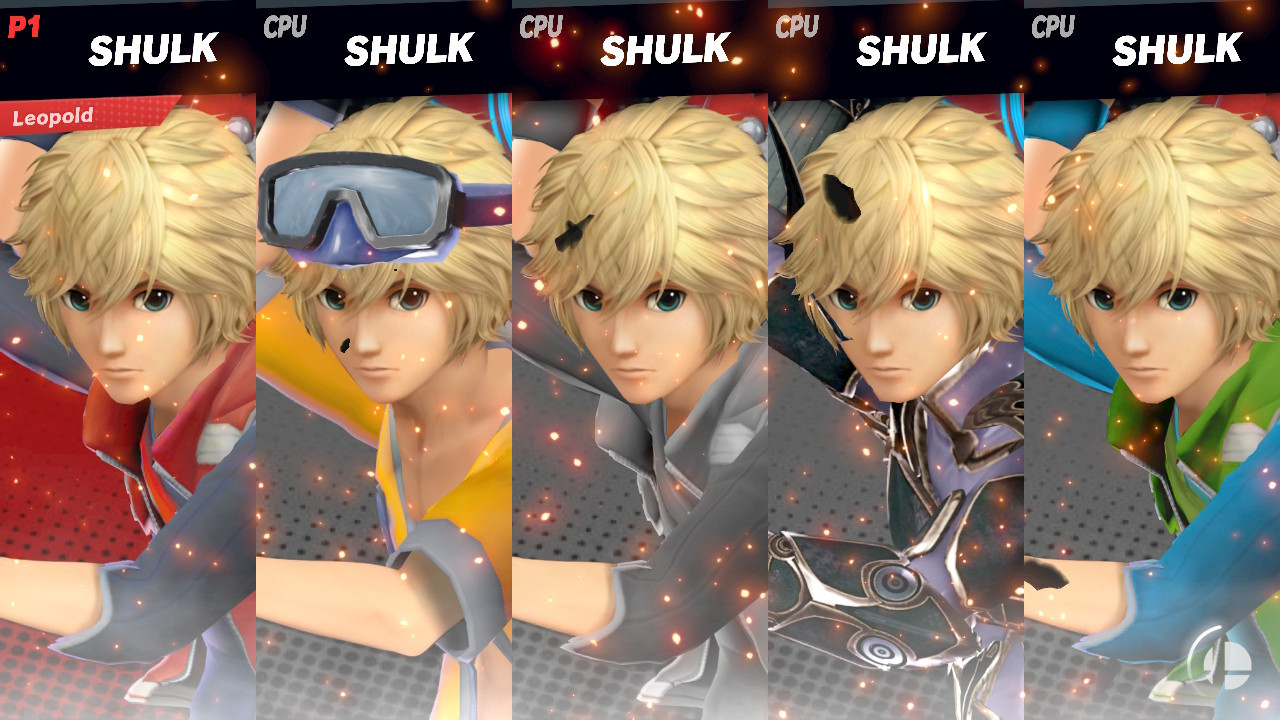 Shulk Costume Pack Mod for Super Smash Bros. Ultimate | SSBU Mods