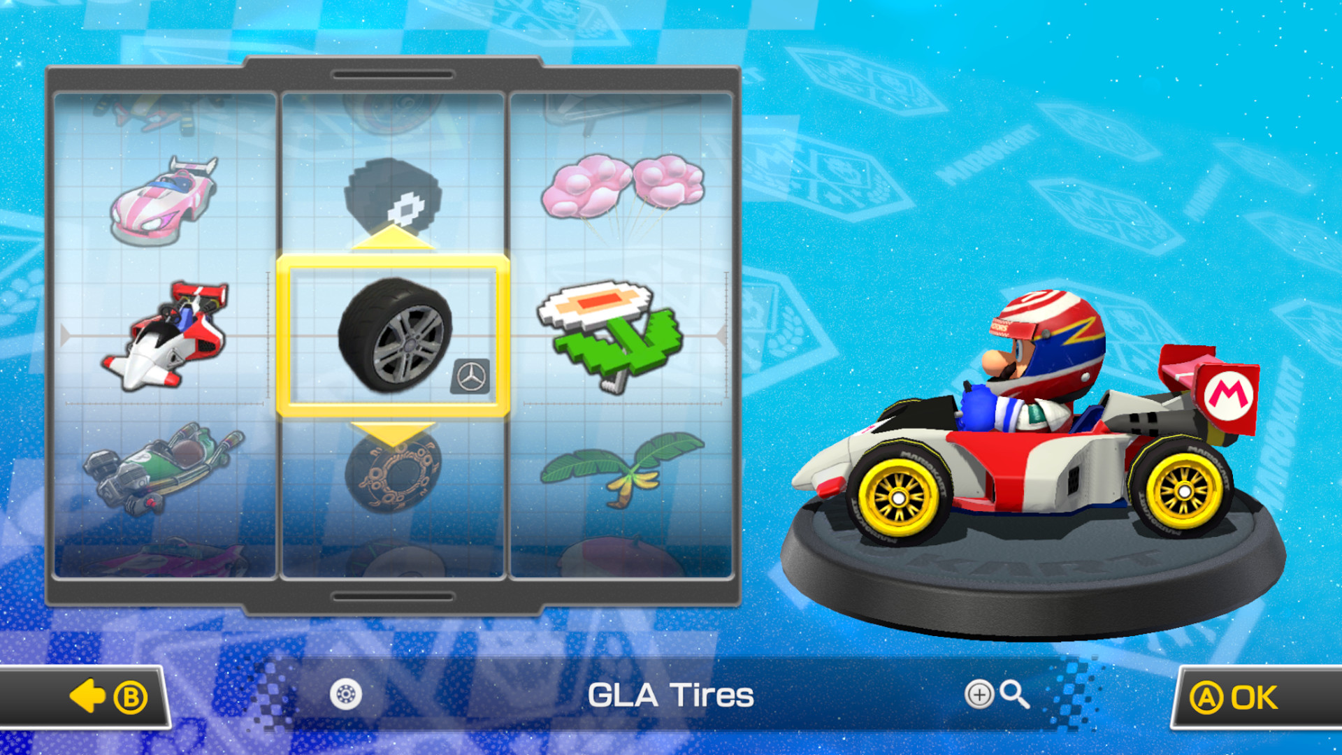 Standard Wii Tires from MKT Mod for Mario Kart 8 Deluxe | MK8D Mods