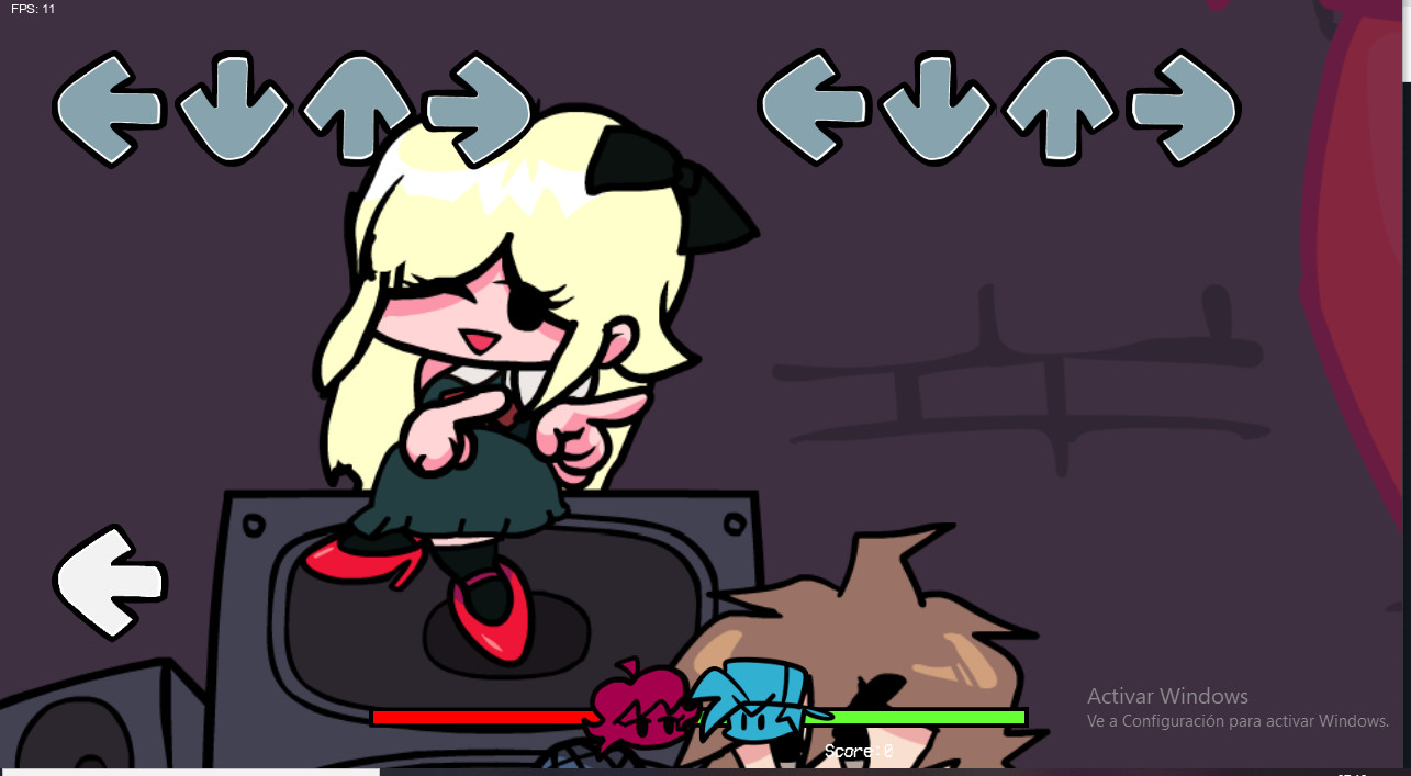 Ibuki Chihiro and Sonia over Girlfriend [Friday Night Funkin'] [Mods]