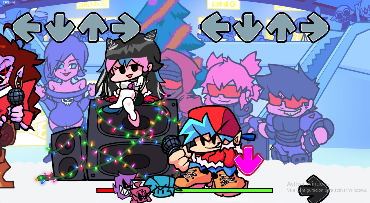 Ibuki Chihiro and Sonia over Girlfriend Mod for Friday Night Funkin ...
