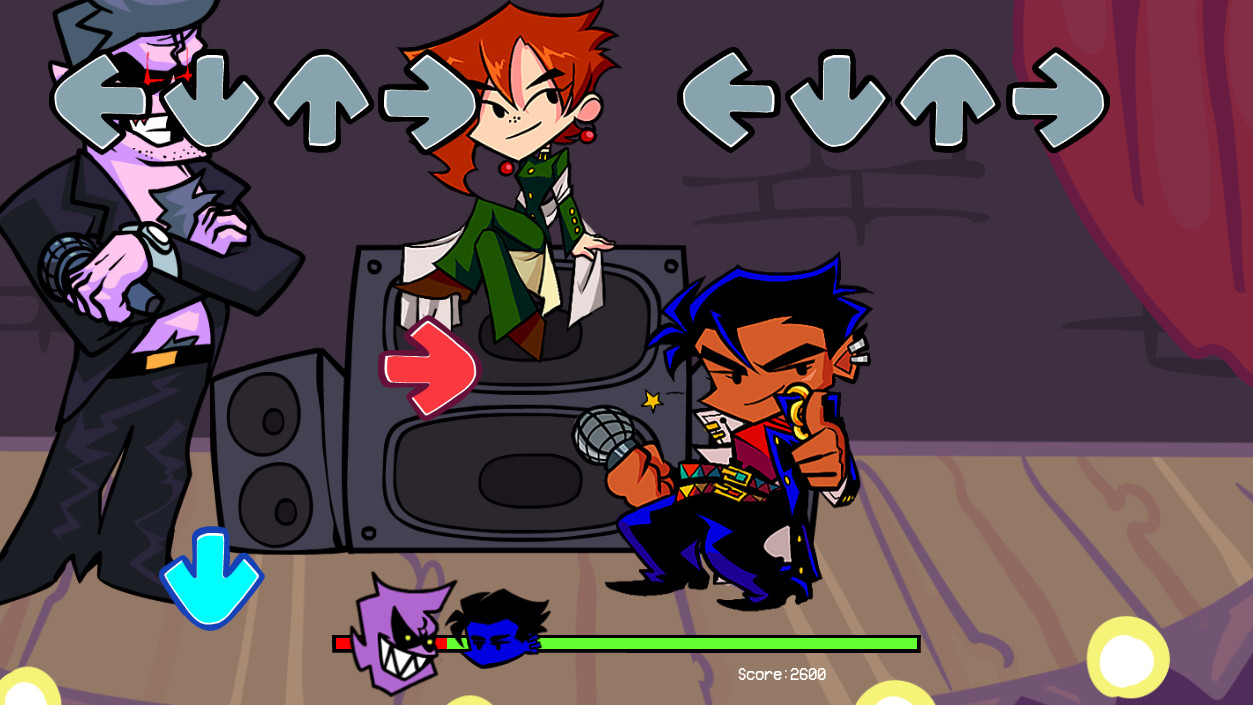 Jotaro + Kakyoin JJBA mod Mod for Friday Night Funkin' | FNF Mods