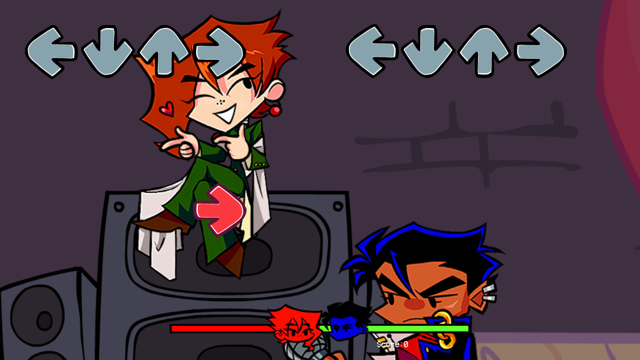 Jotaro + Kakyoin JJBA mod Mod for Friday Night Funkin' | FNF Mods