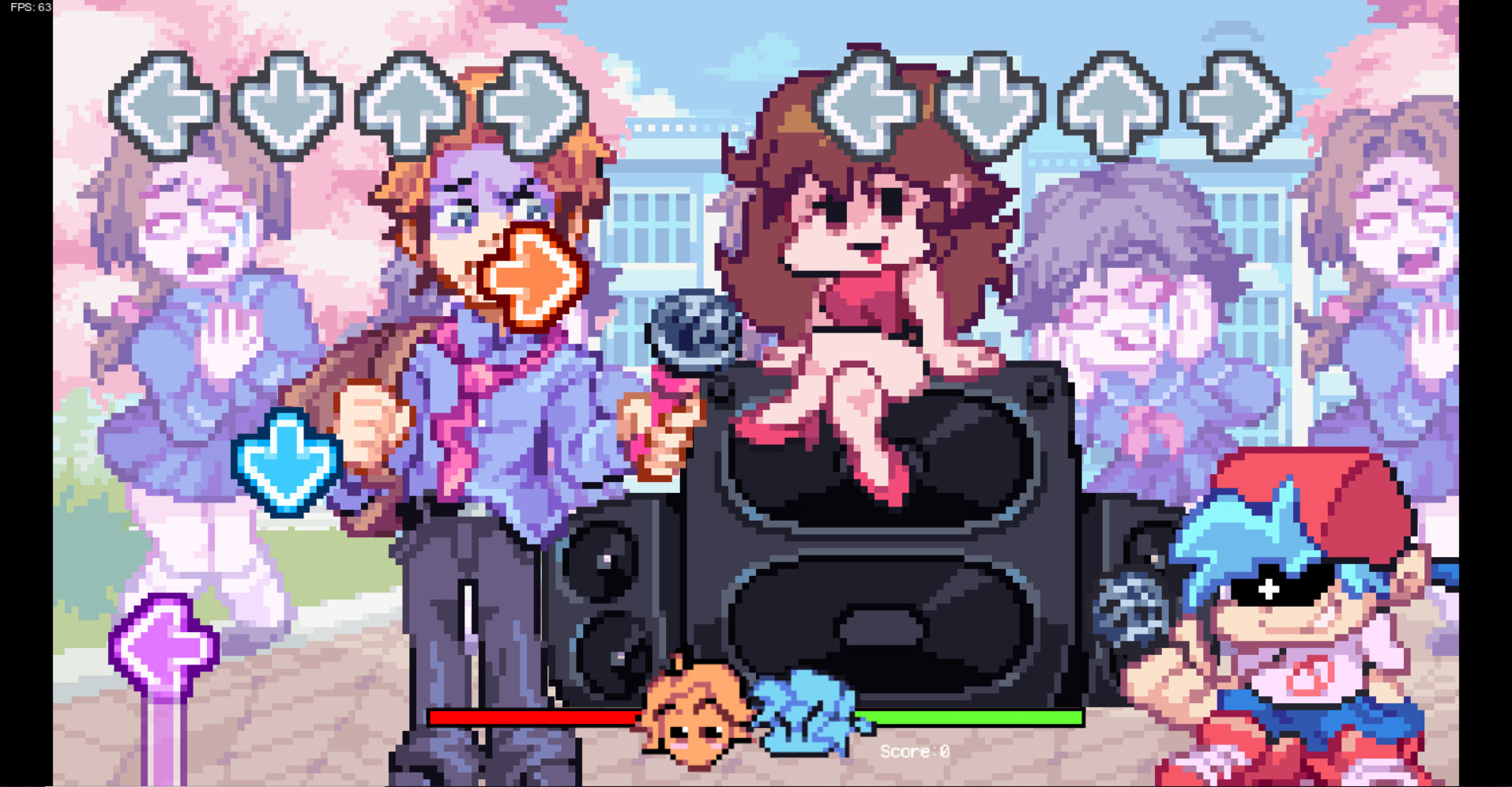 Psycho BF | (Over Pixel BF) [Friday Night Funkin'] [Mods]