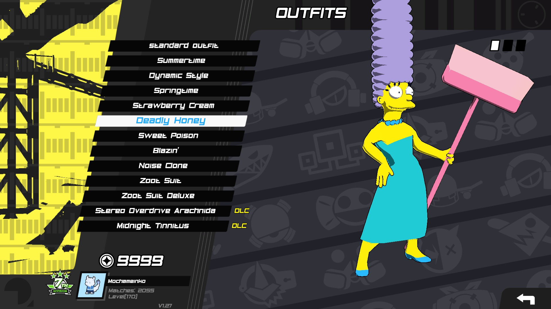Marge Simpson Mod for Lethal League Blaze | LLB Mods