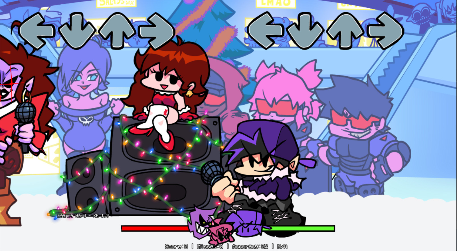 Purple/Grey Boyfriend Recolors (w/ new Animations) Mod for Friday Night ...