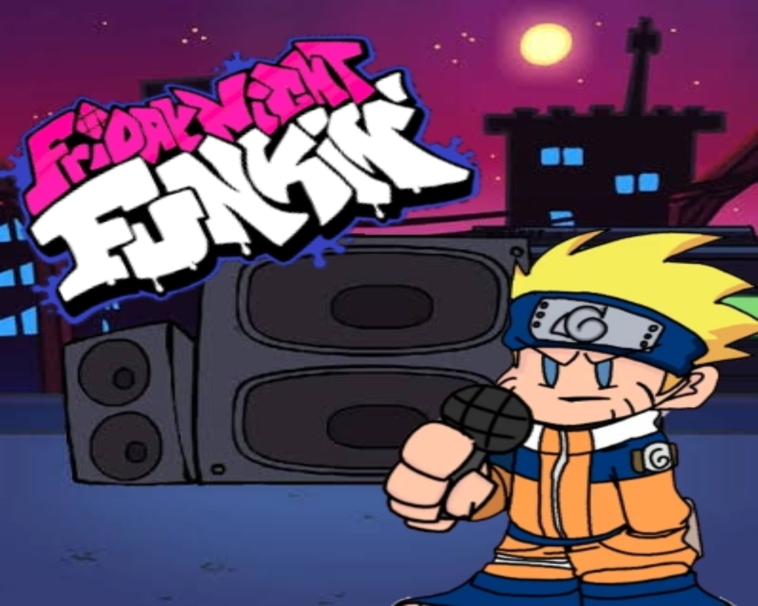 naruto over bf christmas Mod for Friday Night Funkin' | FNF Mods