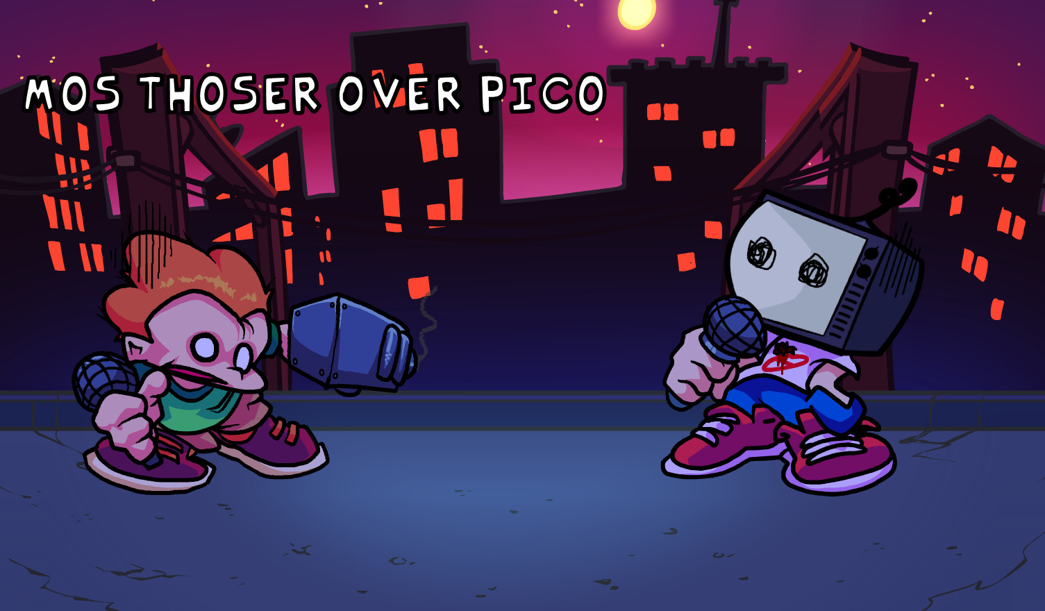 Mos Thoser Stress Over Pico Mod for Friday Night Funkin' | FNF Mods