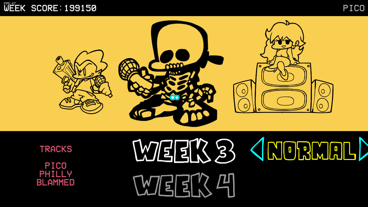 Playable Skeleton Boyfriend (Gameover Screen) Mod for Friday Night ...