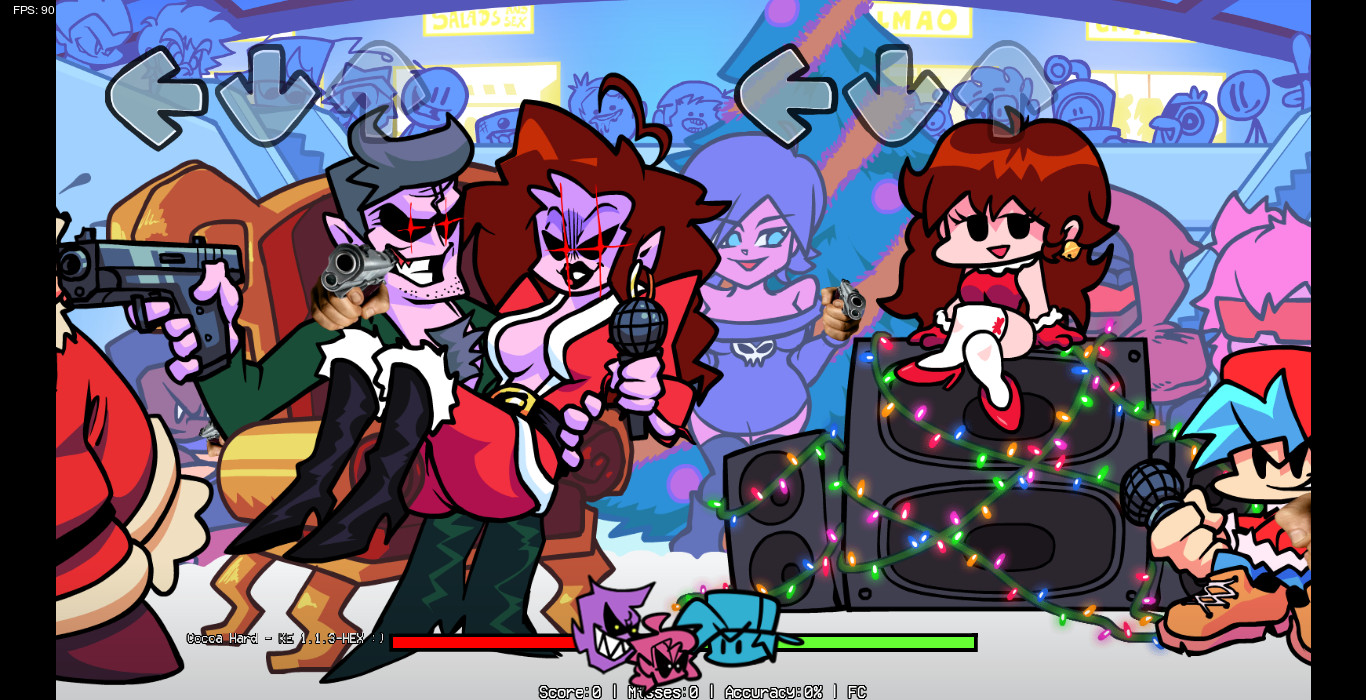 Fnf but the chars now have a glock Mod for Friday Night Funkin' | FNF Mods