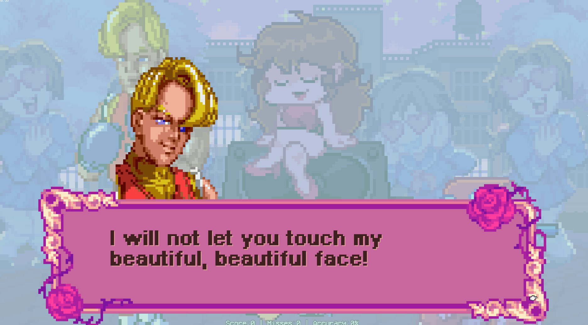 Narcis Prince over Senpai [Friday Night Funkin'] [Mods]