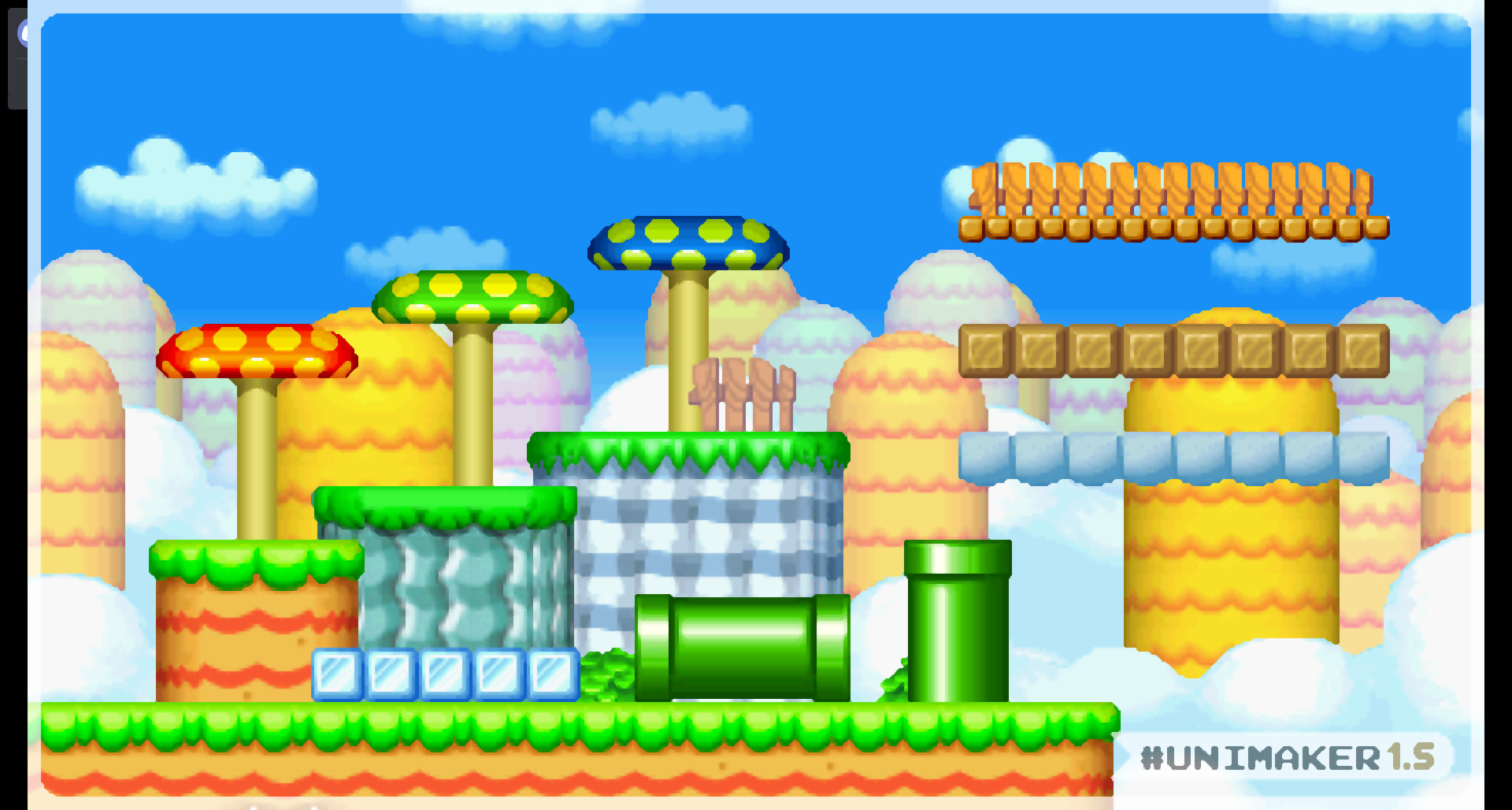 New Super Mario Bros. Sky Theme (v1) [Super Mario UniMaker] [Mods]