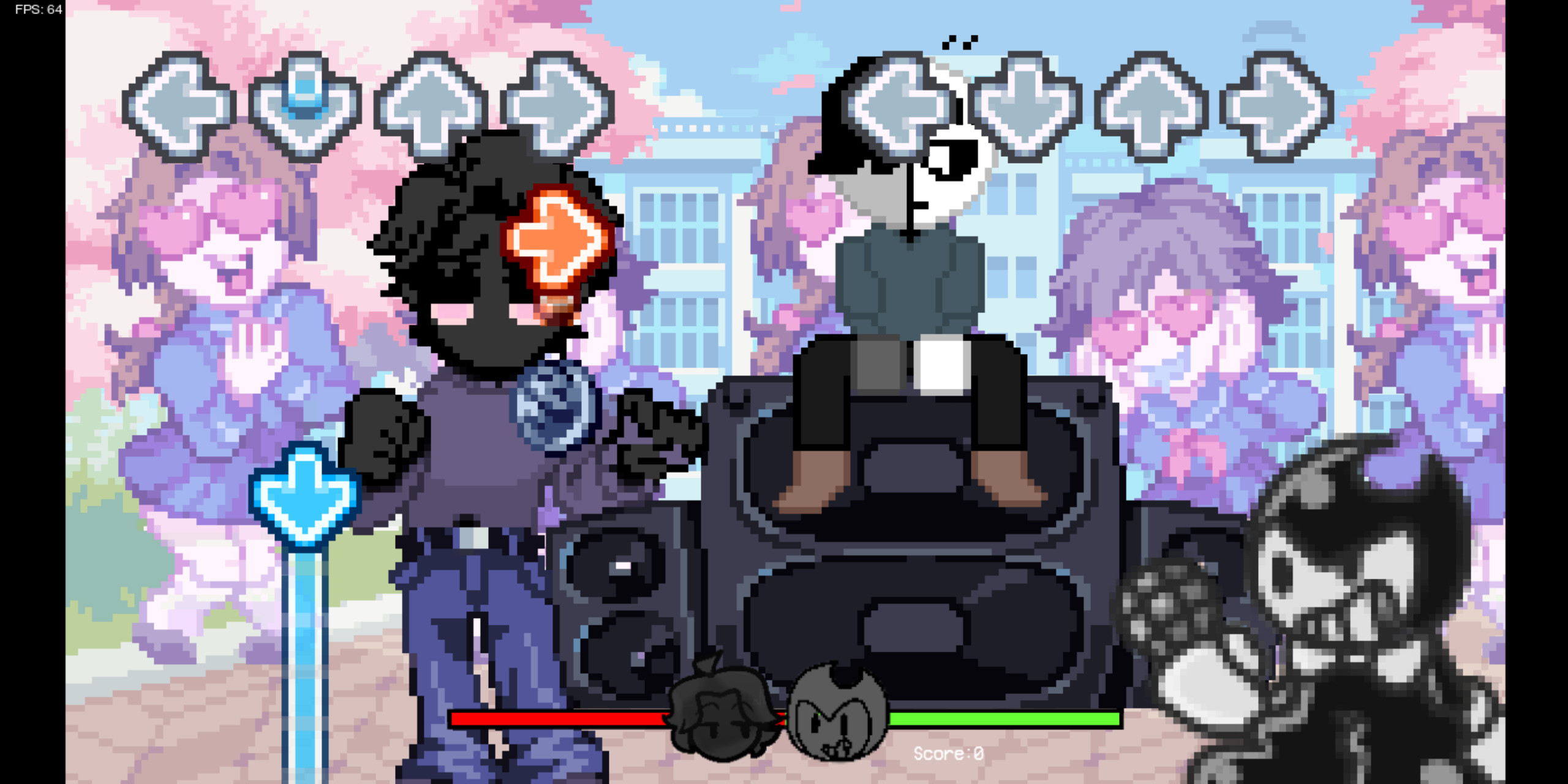 Fanmade Pixel Moony Mod for Friday Night Funkin' | FNF Mods