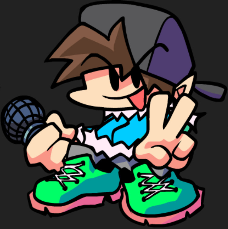 "Swordian" Reskin/Recolor of Bf [Friday Night Funkin'] [Mods]