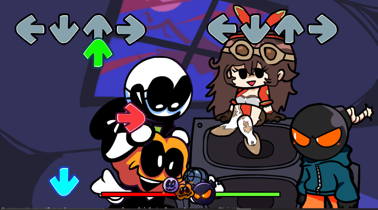 Amber (GI) Over GF Mod for Friday Night Funkin' | FNF Mods