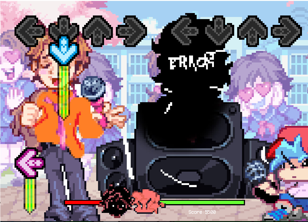 Week 6 Senpai Corrupted Mod for Friday Night Funkin' | FNF Mods