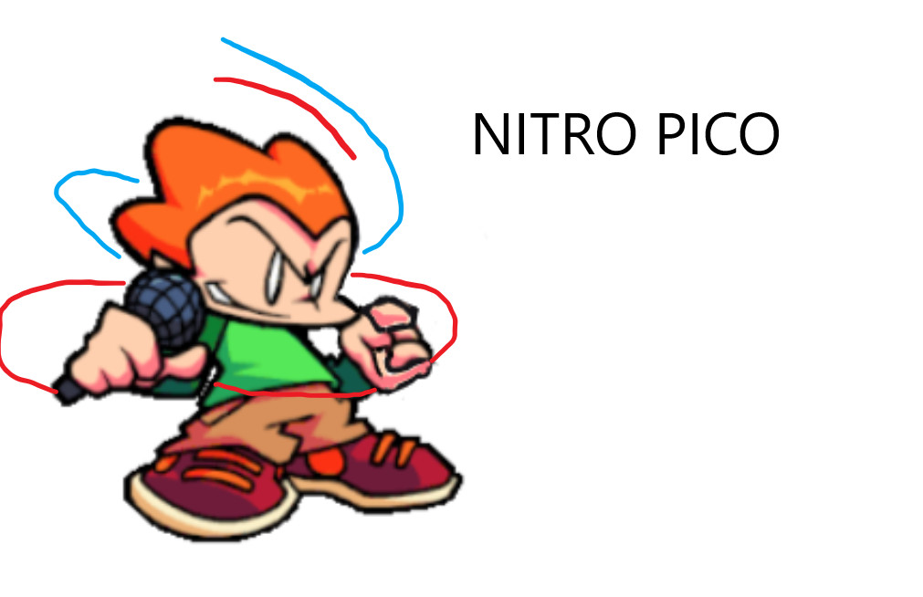 Nitro Pico (FNF Skin) Mod for Friday Night Funkin' | FNF Mods