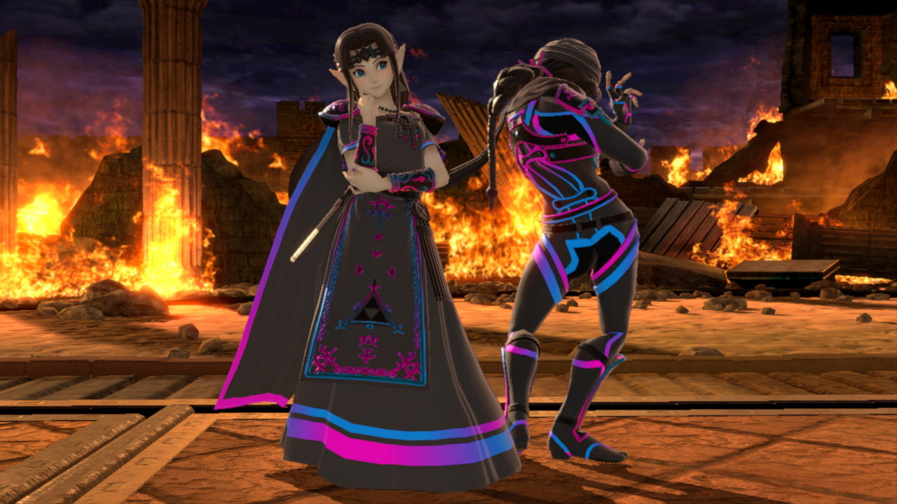 The Neon Pack [Super Smash Bros. Ultimate] [Mods]