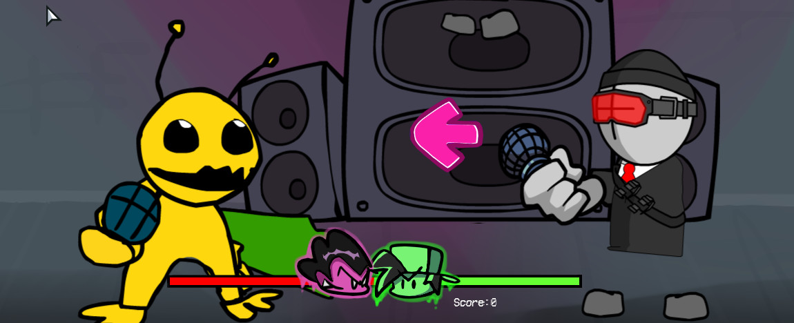 HOMINID (alien from alien hominid) OVER PICO! [Friday Night Funkin'] [Mods]