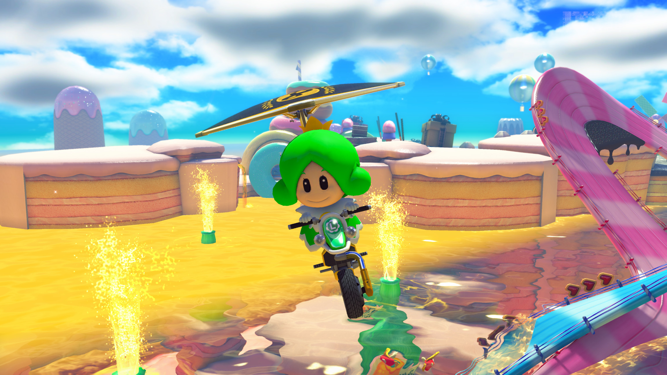 (REMAKE) Green Sprixie Princess Mod for Mario Kart 8 | MK8 Mods