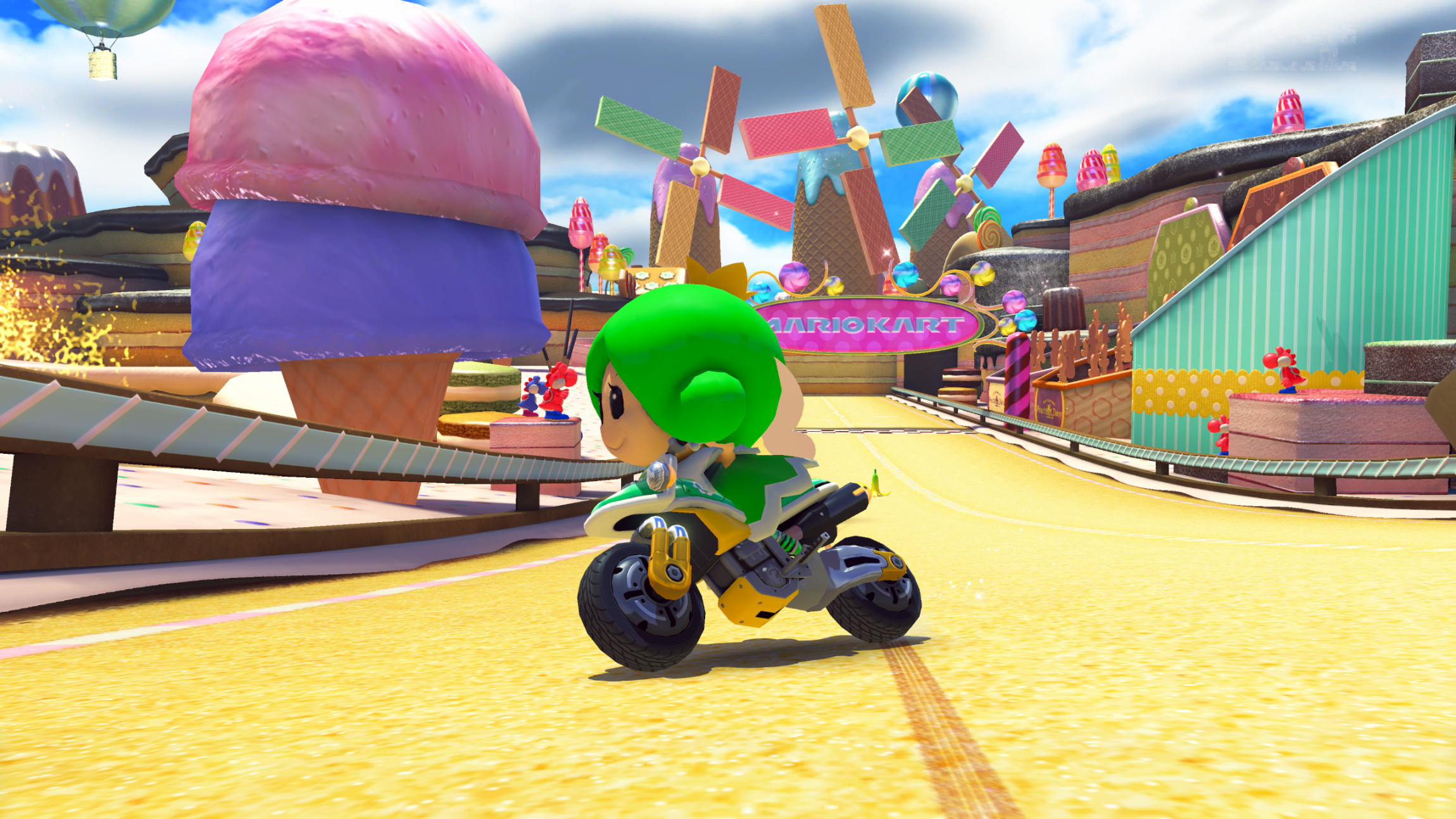 (REMAKE) Green Sprixie Princess Mod for Mario Kart 8 | MK8 Mods