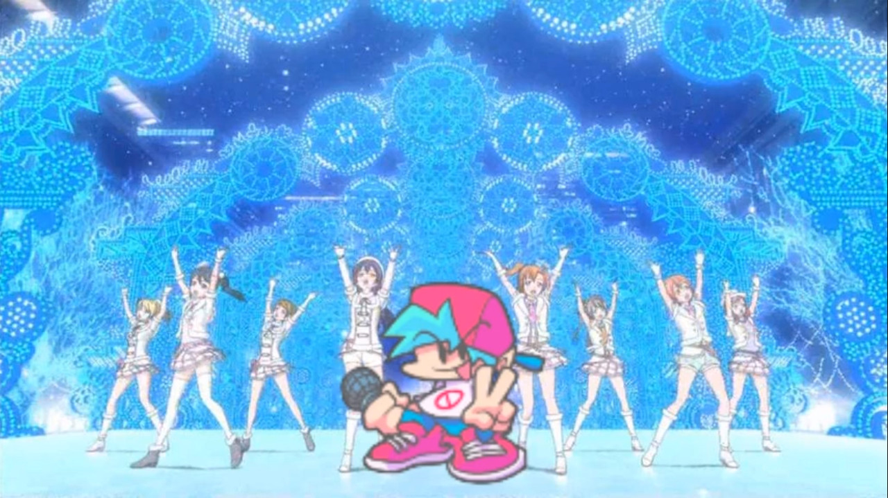 FNF tutorial but it's Snow Halation [Friday Night Funkin'] [Mods]