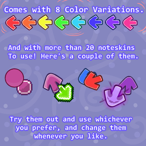 Noteskin Pack v6 [Friday Night Funkin'] [Mods]