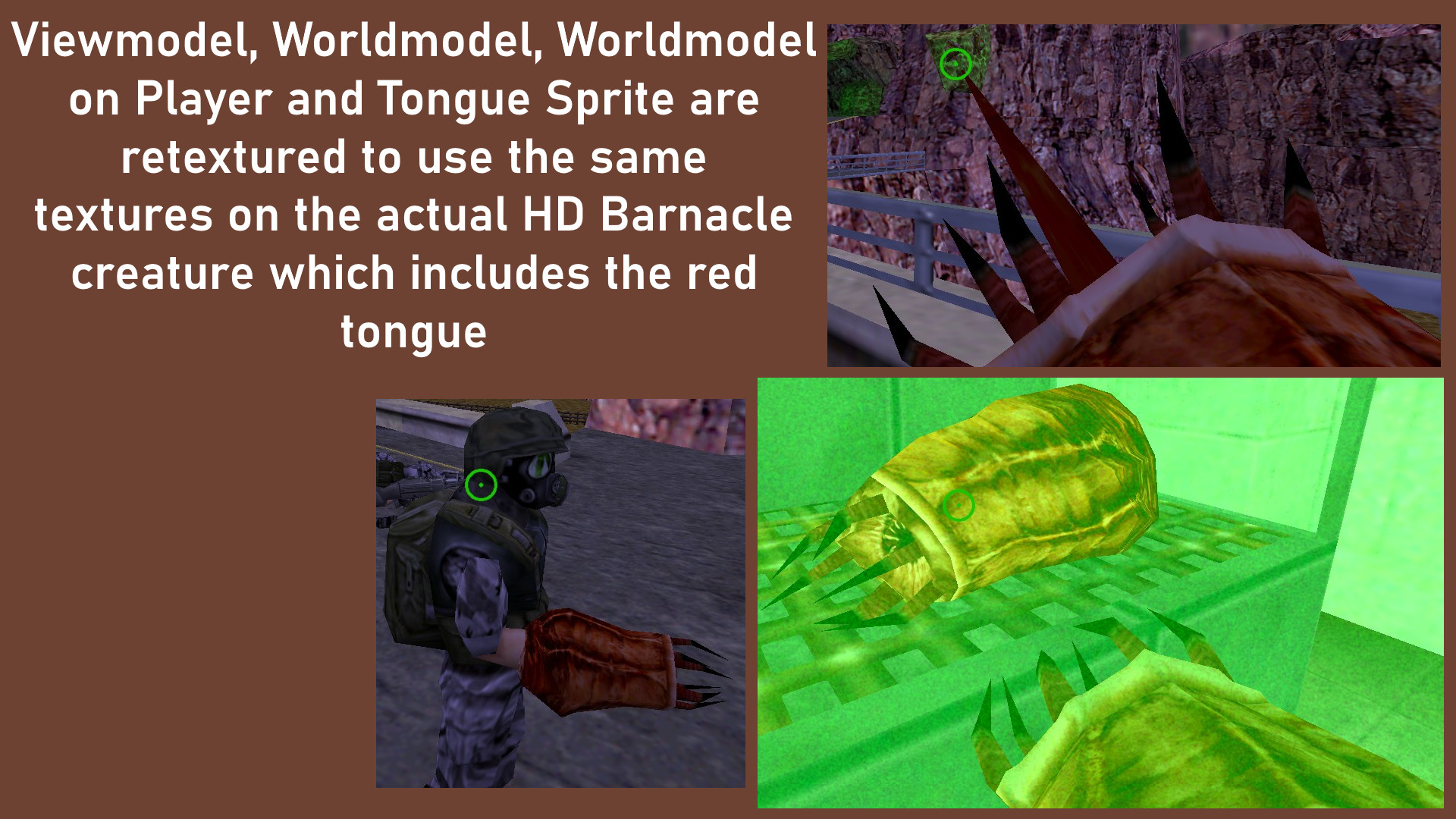 HD Barnacle Grapple Weapon Mod for Half-Life: Opposing Force | HL:OF Mods