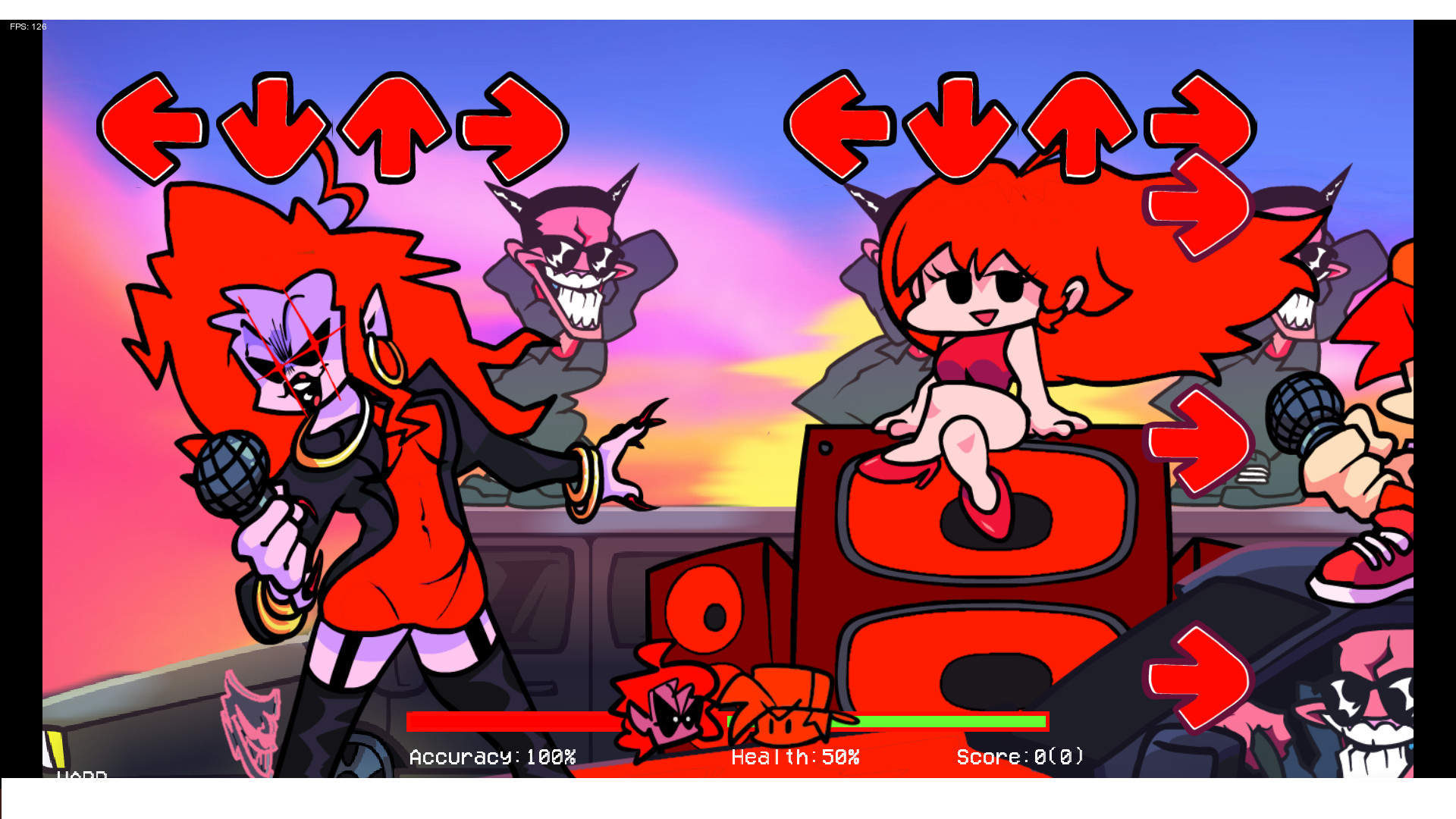 Friday Night Crimson' Mod for Friday Night Funkin' | FNF Mods