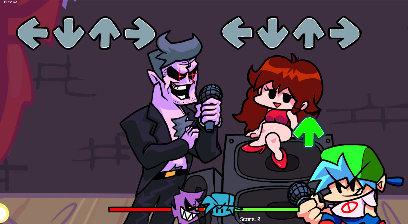 Boyfriend with green hat Mod for Friday Night Funkin' | FNF Mods