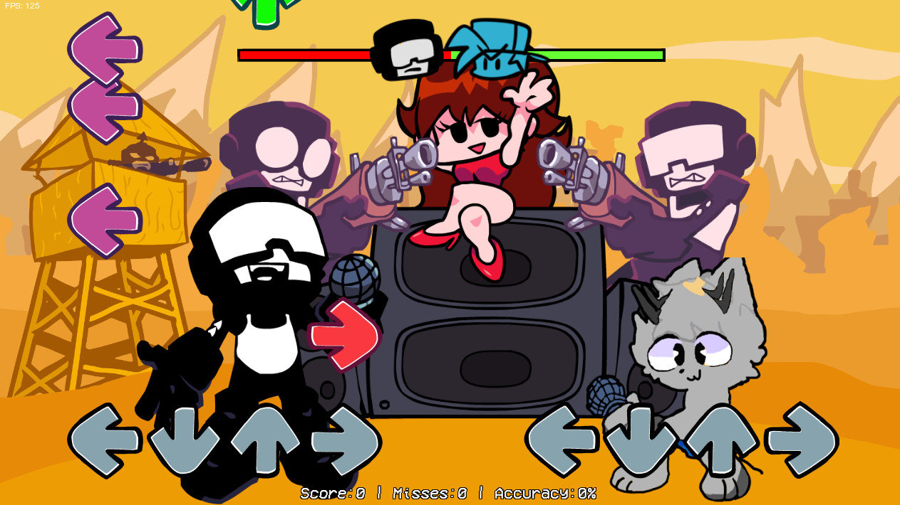 Wolfiii as Boyfriend playable fnf mod [Friday Night Funkin'] [Mods]