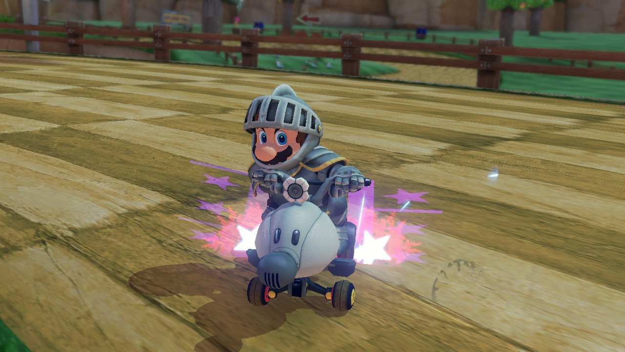 Knight Armor Mario Mod for Mario Kart 8 Deluxe | MK8D Mods