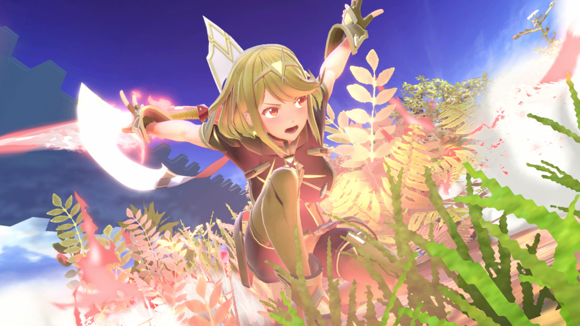 Washed Gold and Scarlet Pyra & Mythra Mod for Super Smash Bros ...