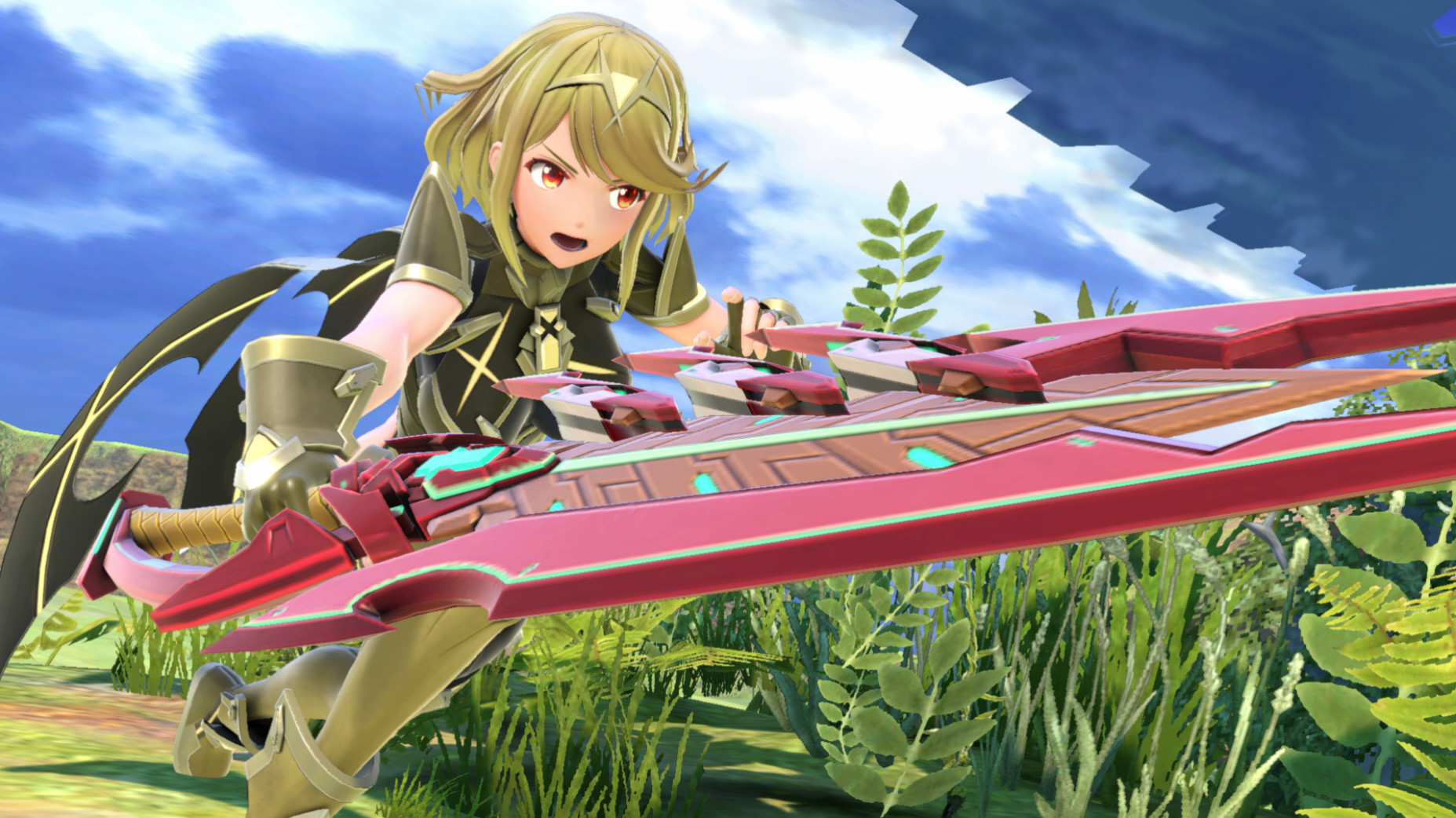 Washed Gold and Scarlet Pyra & Mythra Mod for Super Smash Bros ...
