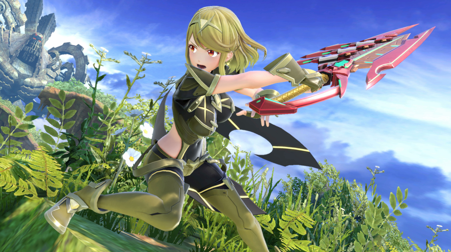 Washed Gold and Scarlet Pyra & Mythra Mod for Super Smash Bros ...