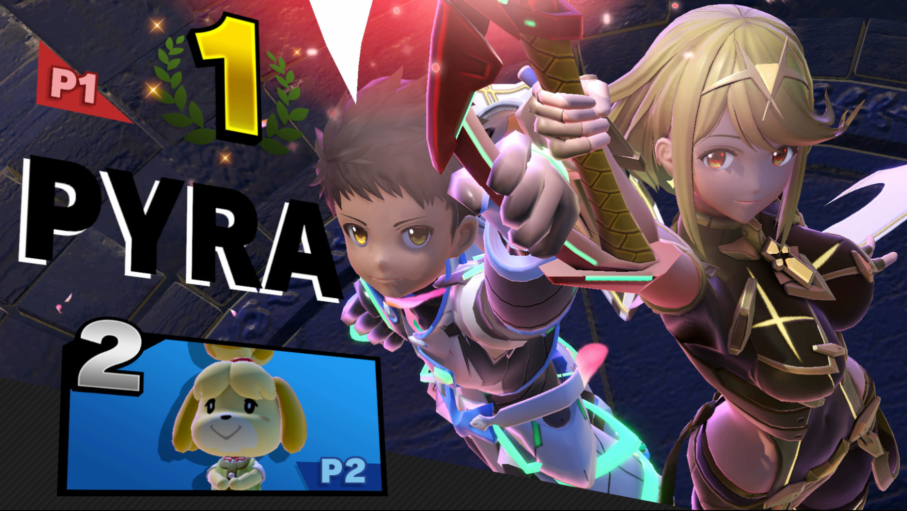 Washed Gold and Scarlet Pyra & Mythra Mod for Super Smash Bros ...