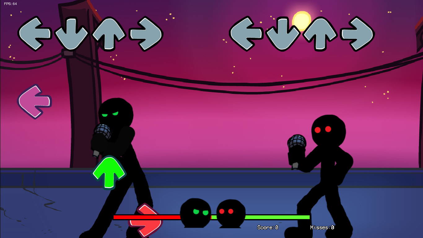 Stickman skin pack Mod for Friday Night Funkin' | FNF Mods