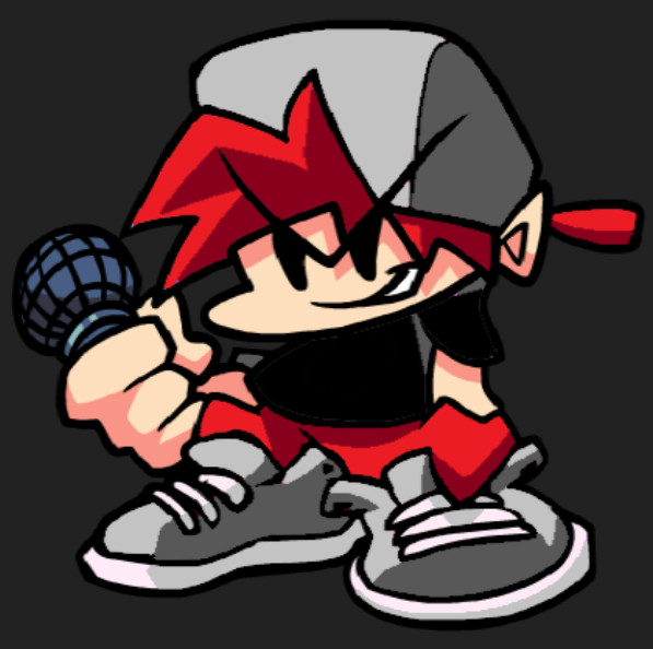 Red and Gray Boyfriend Mod for Friday Night Funkin' | FNF Mods