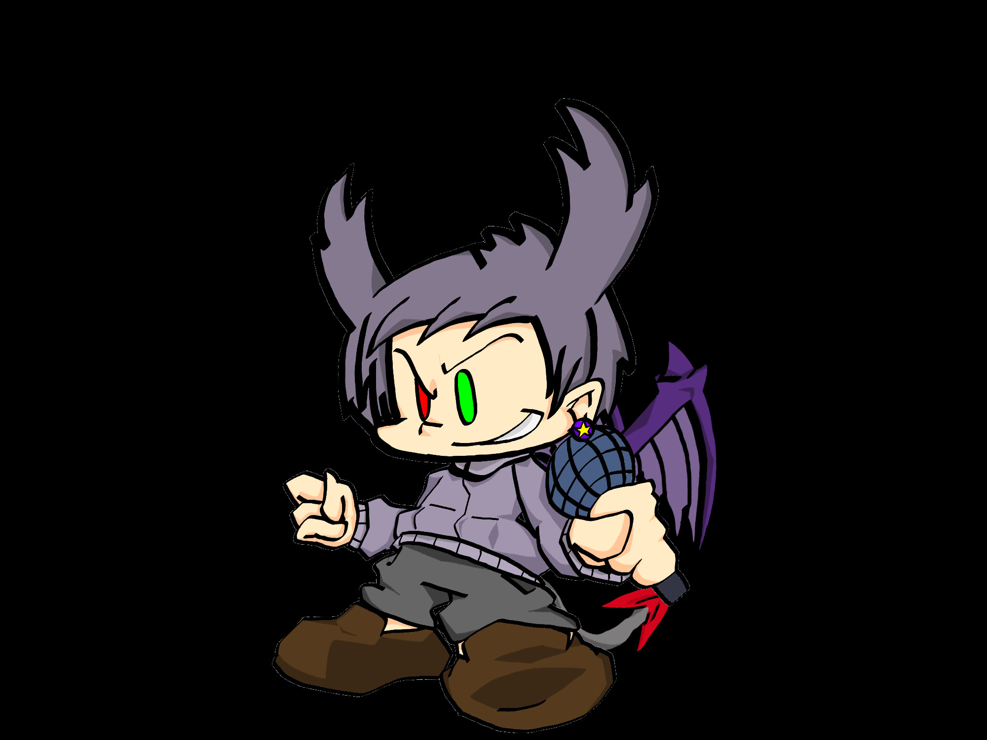 Friday Night Funkin' - Shado Skin [Friday Night Funkin'] [Mods]