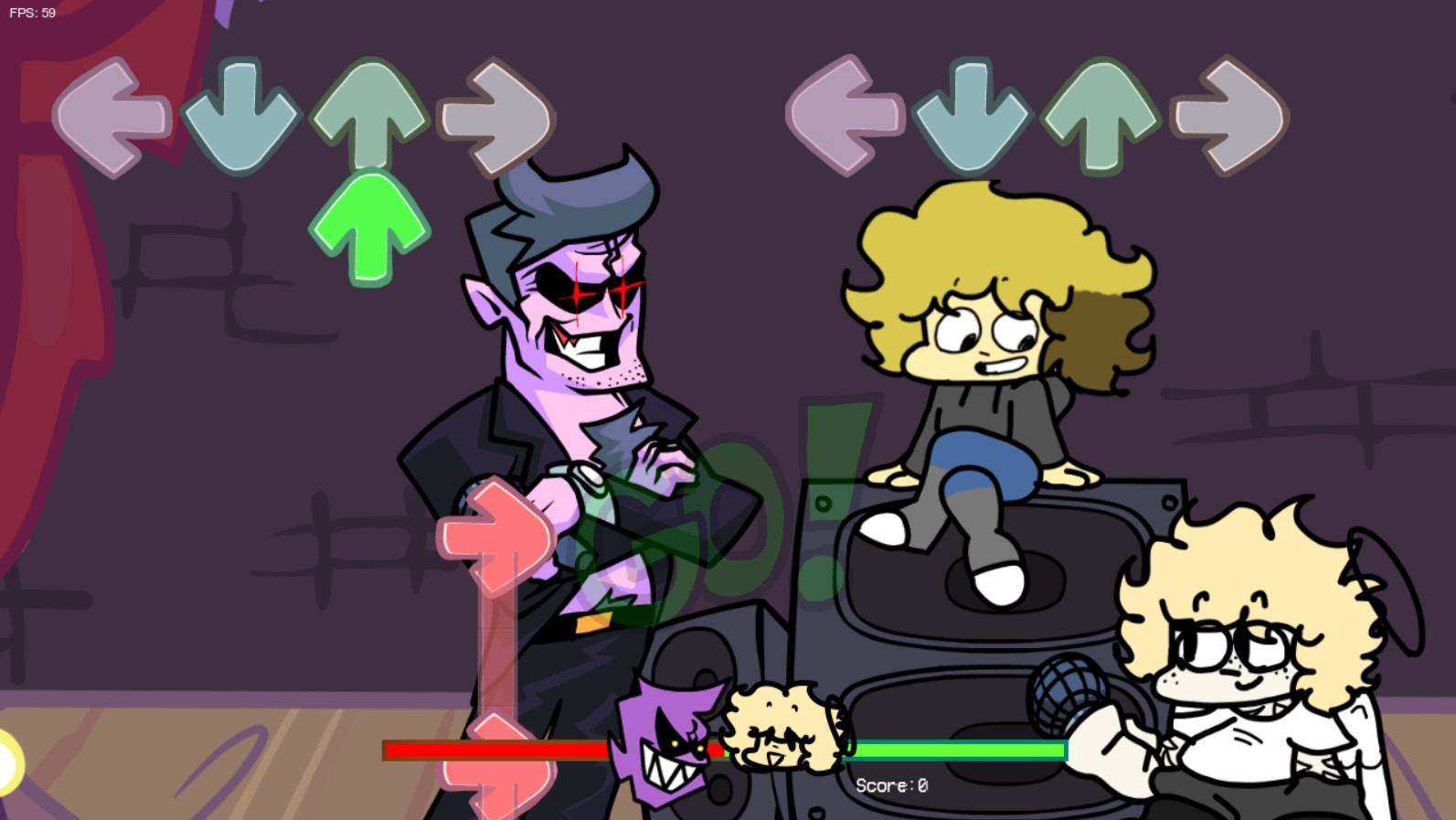 Kenneth + Emi (BF+GF FNF skin pack) [Friday Night Funkin'] [Mods]